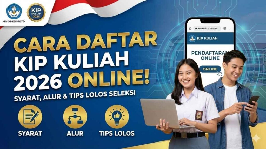 Cara Daftar KIP Kuliah 2026 Online: Syarat, Alur dan Tips Lolos Seleksi