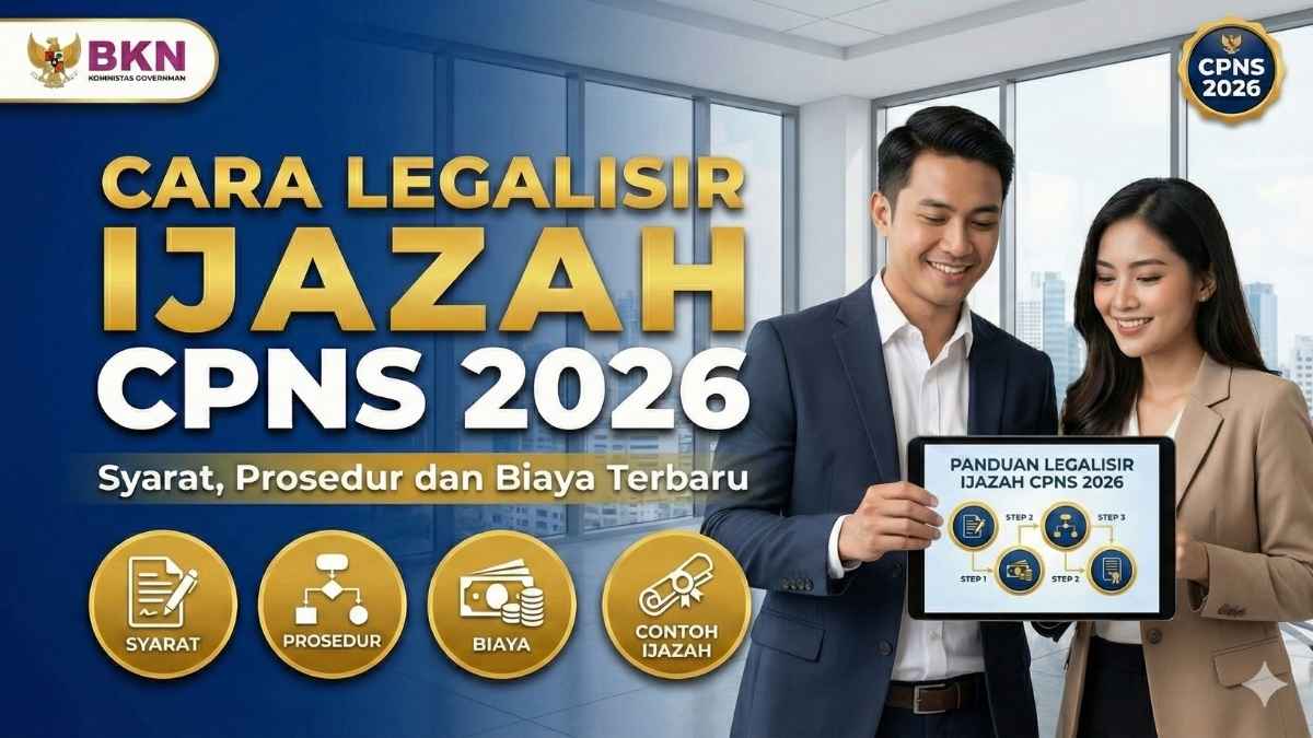 Cara Legalisir Ijazah untuk CPNS 2026: Syarat, Prosedur dan Biaya Terbaru